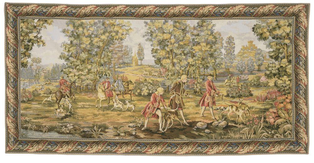 Noble Hunt Scene Tapestry