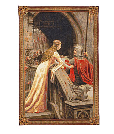 Bidding Adieu Loom Woven Tapestry - 3'4" x 2'4" (102 x 70 cm)